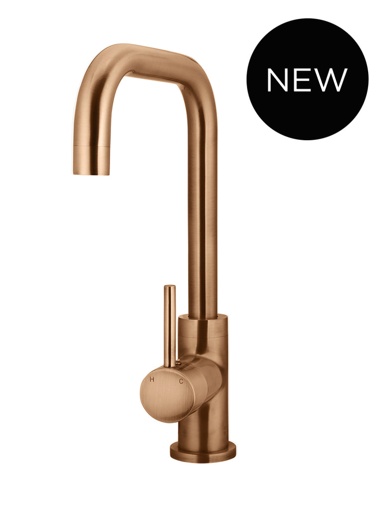 Round Kitchen Mixer Tap - Default Title (MK02-PVDBZ) | Meir