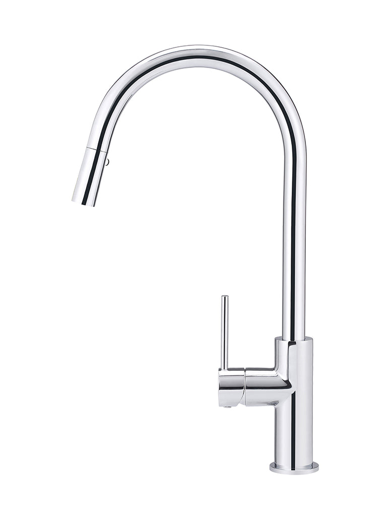 Round Piccola Pull Out Kitchen Mixer Tap - Default Title (MK17-C) | Meir
