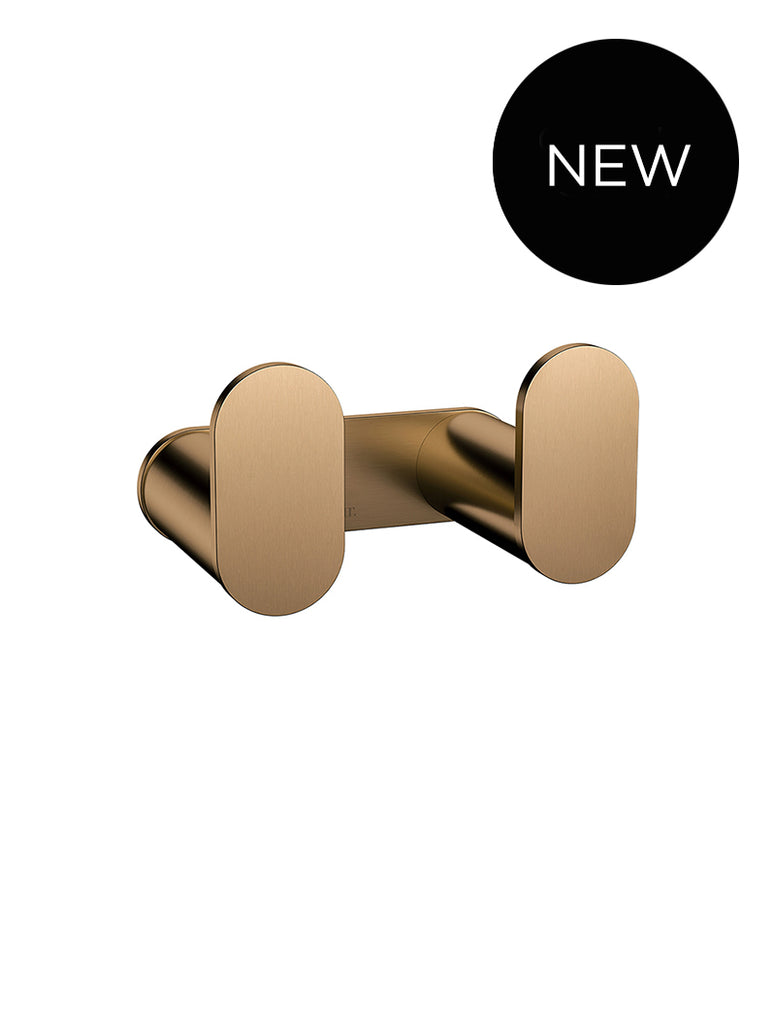 Curvaé Double Robe Hook - Default Title (MRRH-2D00N-PVDBZ) | Meir